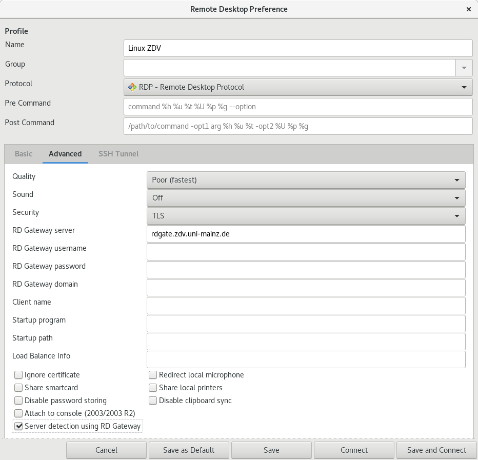 Remote Desktop – Working from an Off-Campus Workplace | Zentrum für ...